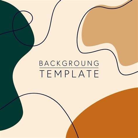 기하학적 모양이 있는 트렌디한 추상 사각형 템플릿소셜 미디어 게시물 모바일 앱 바에 적합 프리미엄 벡터