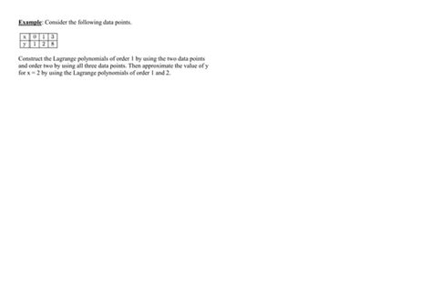 Chapter 5 Interpolation Ppt