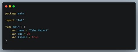 Golang Basic Data Types Golang Is A Statically Typed By Taha Mazari Mar 2022 Medium