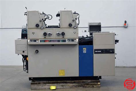 Ryobi M Two Color Offset Printing Press Boggs Equipment