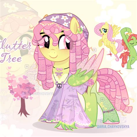 Fluttershy Tree Hugger Fusion Ych Commishes