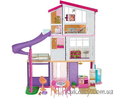 Большой дом мечты куклы Барби купить Barbie Dreamhouse With 70 Accessory Заказать домик с