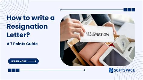 How To Write A Resignation Letter A Useful Points Guide