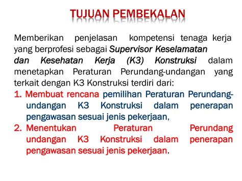 Solution 1 Penerapan Peraturan Perundang Undangan K3kontstruksi Untuk