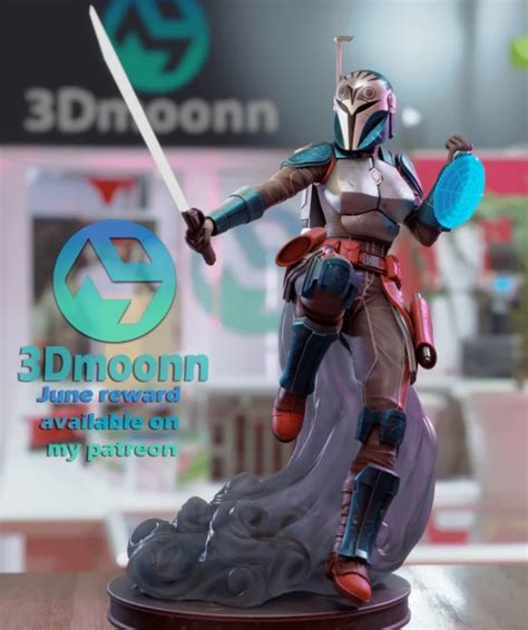 Bo Katan Kryze 3d Print Model Free High Quality Models For Your