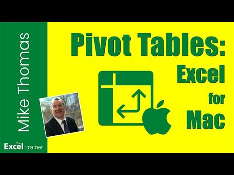 How To Create Pivot Table In Excel Mac Cabinets Matttroy
