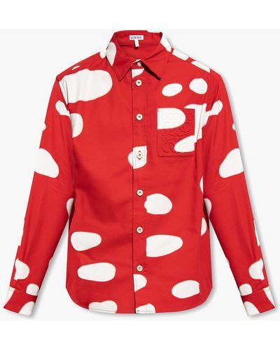Red Loewe Shirts For Men Lyst