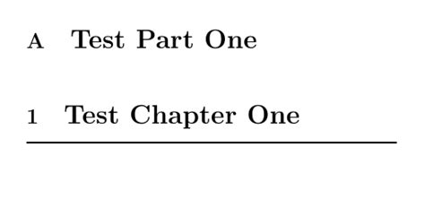 Chapters Emulating Book Class Sectioning Using Titlesec And Modifiying It Tex Latex Stack