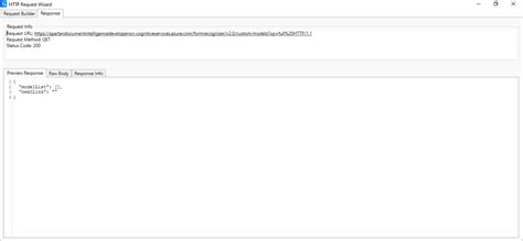 How To Get The List Of Custom Models Using The API From Microsoft Azure Document Intelligence