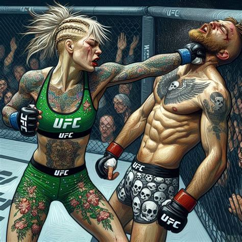 The Punk Girl Is A Ruthless Mma Fighter By Papa2016 On Deviantart