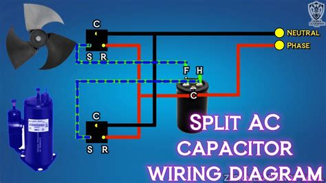 Split Ac Capacitor Wiring Diagram Dual Capacitor Hvac Electrical