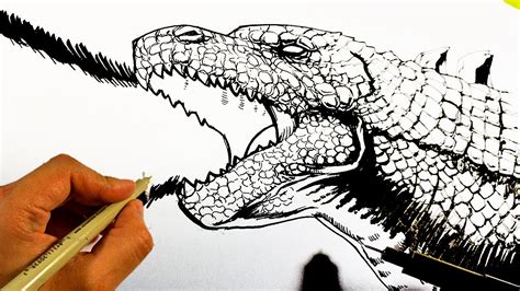 Amazing How To Draw Godzilla Atomic Breath Youtube