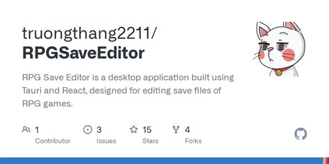 Github Truongthang2211rpgsaveeditor Rpg Save Editor Is A Desktop