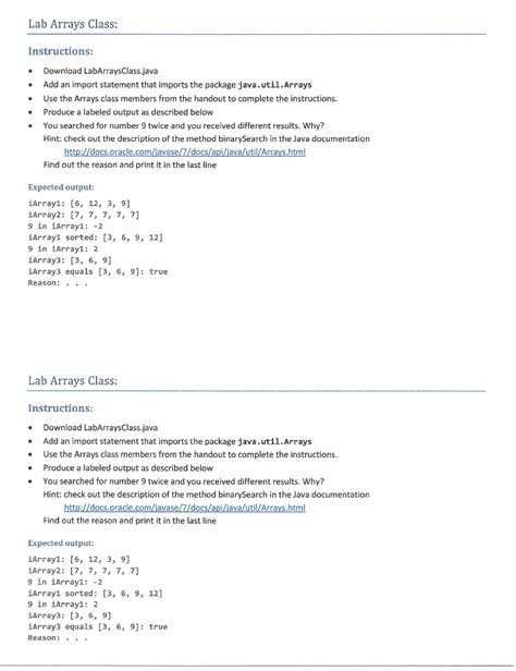 Solved Lab Arrays Class Instructions Download