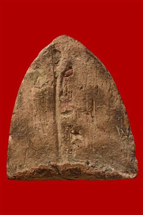 หลวงพ่อโต กรุวัดบางกระทิง 11 95 พิมพ์มารวิชัยเนื้อดินเผาสภาพสมบรูณ์วรรณะสีอิฐมอญแดงจ อยุธยา