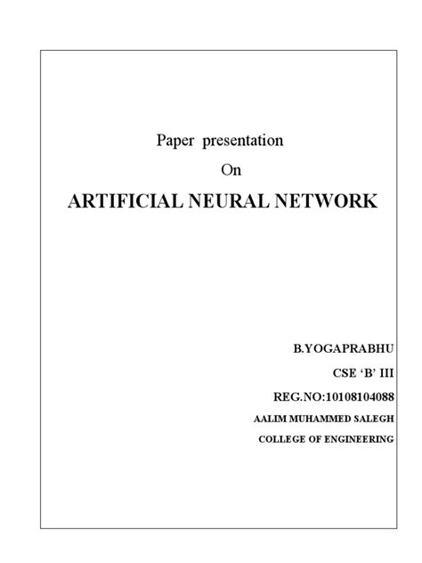 artificial neural network download free pdf artificial neural network machine learning