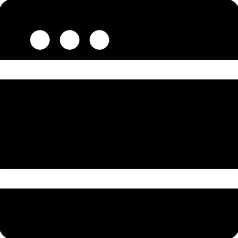 Footer Vector SVG Icon SVG Repo