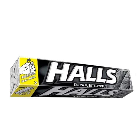 Caramelos Halls Extra Fuerte Barra 25 Gr Normita