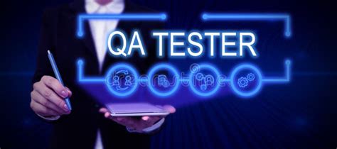 Conceptual Caption Qa Tester Internet Concept Quality Assurance Of An