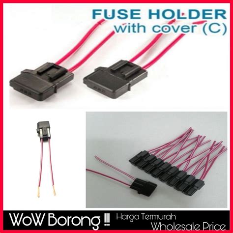 Plug In Fuse Holder Box For Standard Fuse Car Universal Fuse Box 1pc Shopee Malaysia