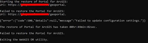 Solved Import Portal For Arcgis Site Fails Failed To Upd Esri
