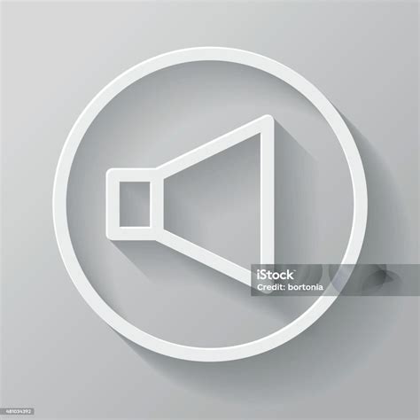 강사들 종이 여윔 회선 인터페이스 아이콘크기 긴 Shadow 3차원 형태에 대한 스톡 벡터 아트 및 기타 이미지 3차원 형태 그늘 그레이 스케일 Istock