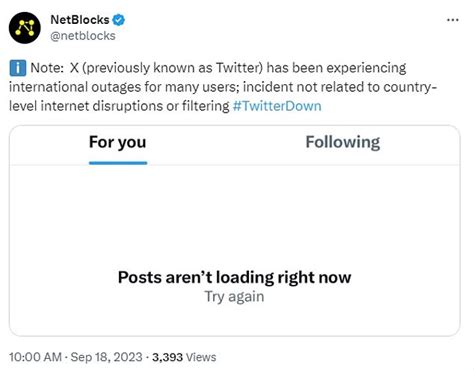Was Your X Down Site Formally Known As Twitter Was Hit With A More Than One Hour Outage That