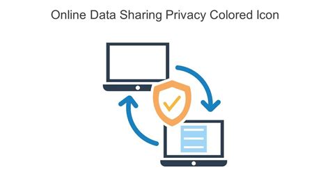 Online Data Sharing Privacy Colored Icon In Powerpoint Pptx Png And Editable Eps Format Ppt Template