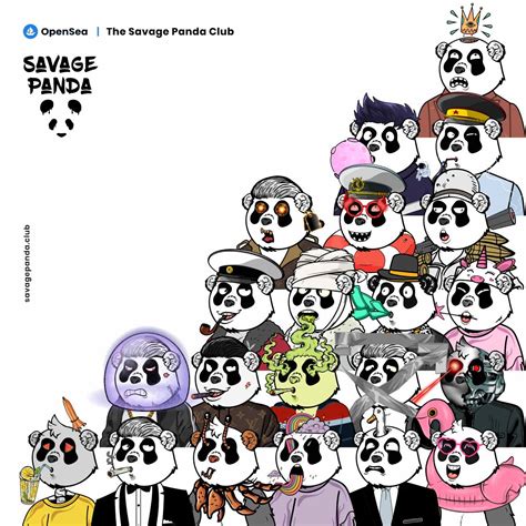 The Savage Panda Club NFT Collection Designs By Payal The Savage Panda Club NFT Collection Designs By Payal
