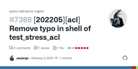 Acl Remove Typo In Shell Of Test Stress Acl By Yaqiangz Pull Request Sonic