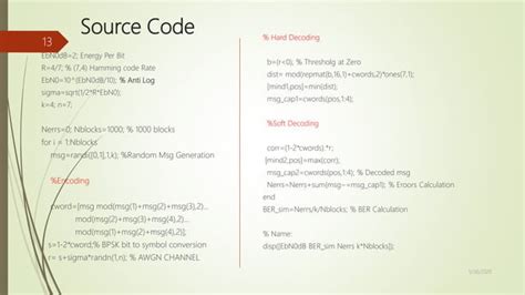 Hamming Code System Pptx Programming Languages Computing