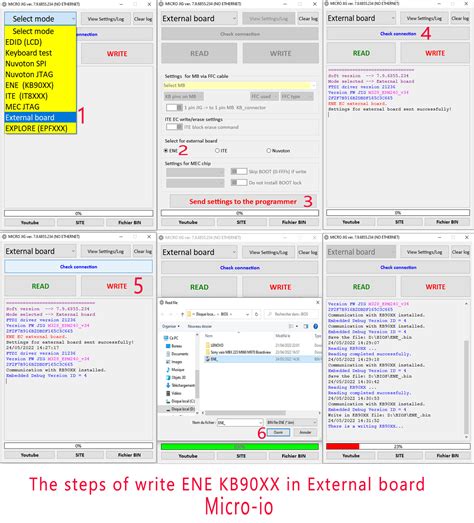 Original Full Set Eneitesmscnuvoton Automatic Usb Micio Programmer Ver