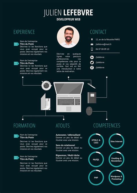 Modèles Cv Informatique à Télécharger Exemples Cv Market