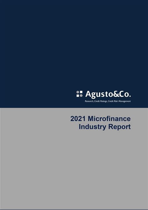 2021 Microfinance Industry Report Agusto And Co Ltd