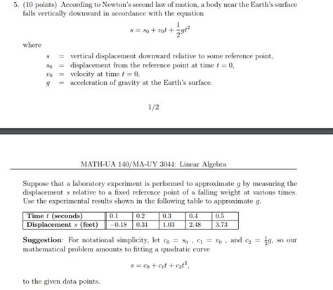 Solved Can You Please Use Find The Line Of Best Fit For A Chegg