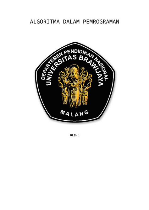 Docx Kata Pengantarblogubacid201207algoritma Dalam