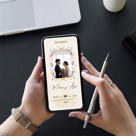 Invitación De Boda Digital Invitación De Boda Electrónica Invitación