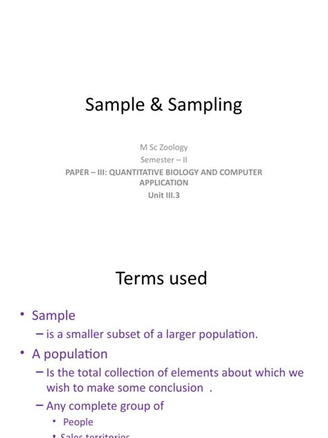 Biostatistics Sample And Sampling Pdf Randomness Sampling Statistics