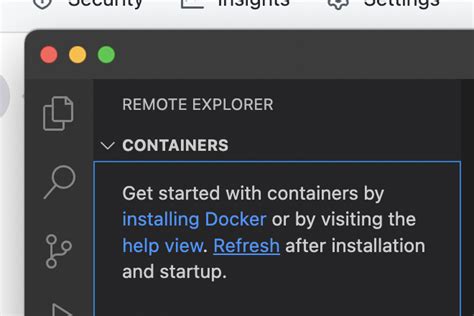 Dev Containers Refresh Link In Welcome View Does Not Reload The