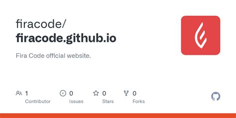 Github Firacode Firacode Github Io Fira Code Official Website