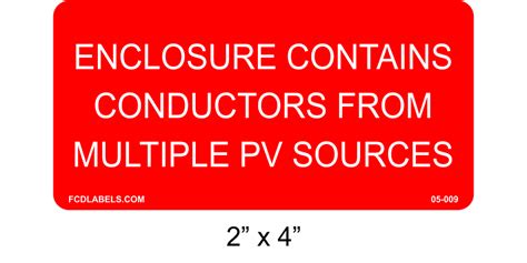 Labels Junction Box Fcdlabels