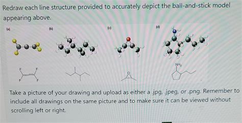 Solved Redraw Each Line Structure Provided To Accurately Chegg Com