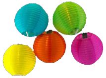 Round Chinese Lantern Party Light Set Cappel S