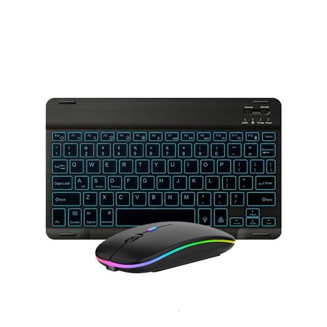Bluetooth комплект клавиатура и мишка За Windowsmacandroidios Rgb