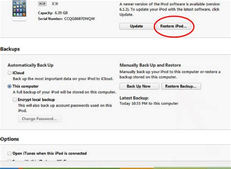 Best Way To Factory Reset IPod Touch IOS