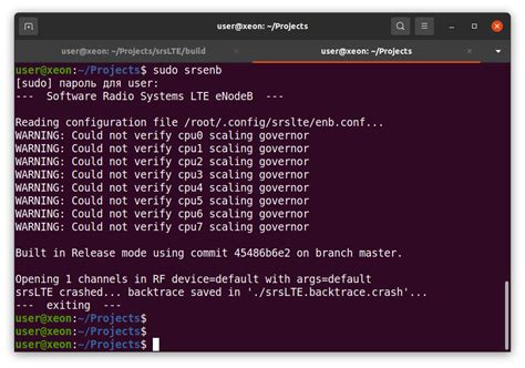 Problem With Start Issue Srsran SrsRAN G GitHub