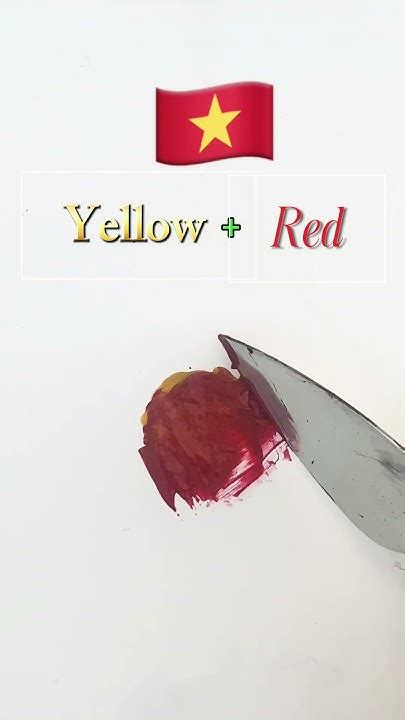 دمج لون احمر و اصفر علم فيتنام 🇻🇳 اكسبلور Youtube