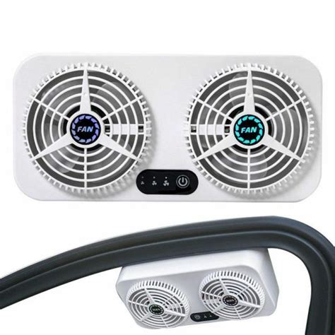 Usb 자동차 배기 팬 자동 전면 후면 창 에어 벤트 배기 팬 차량 라디에이터 환기 개인용 조용한 팬 티몬