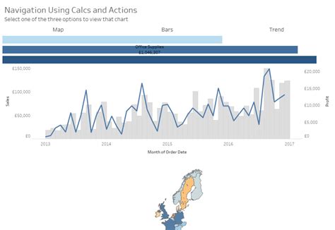 Building A Tableau Dashboard Navigation Pane Using Calculations And