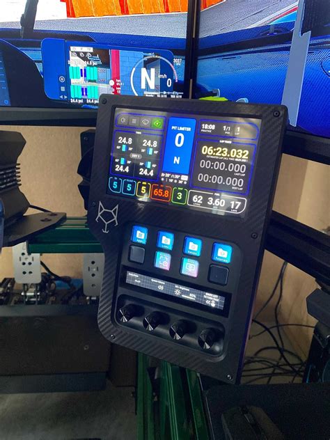 Sim Racing Dashboard For Stream Deck And Vocore 6 8” Wolf Sim Racing